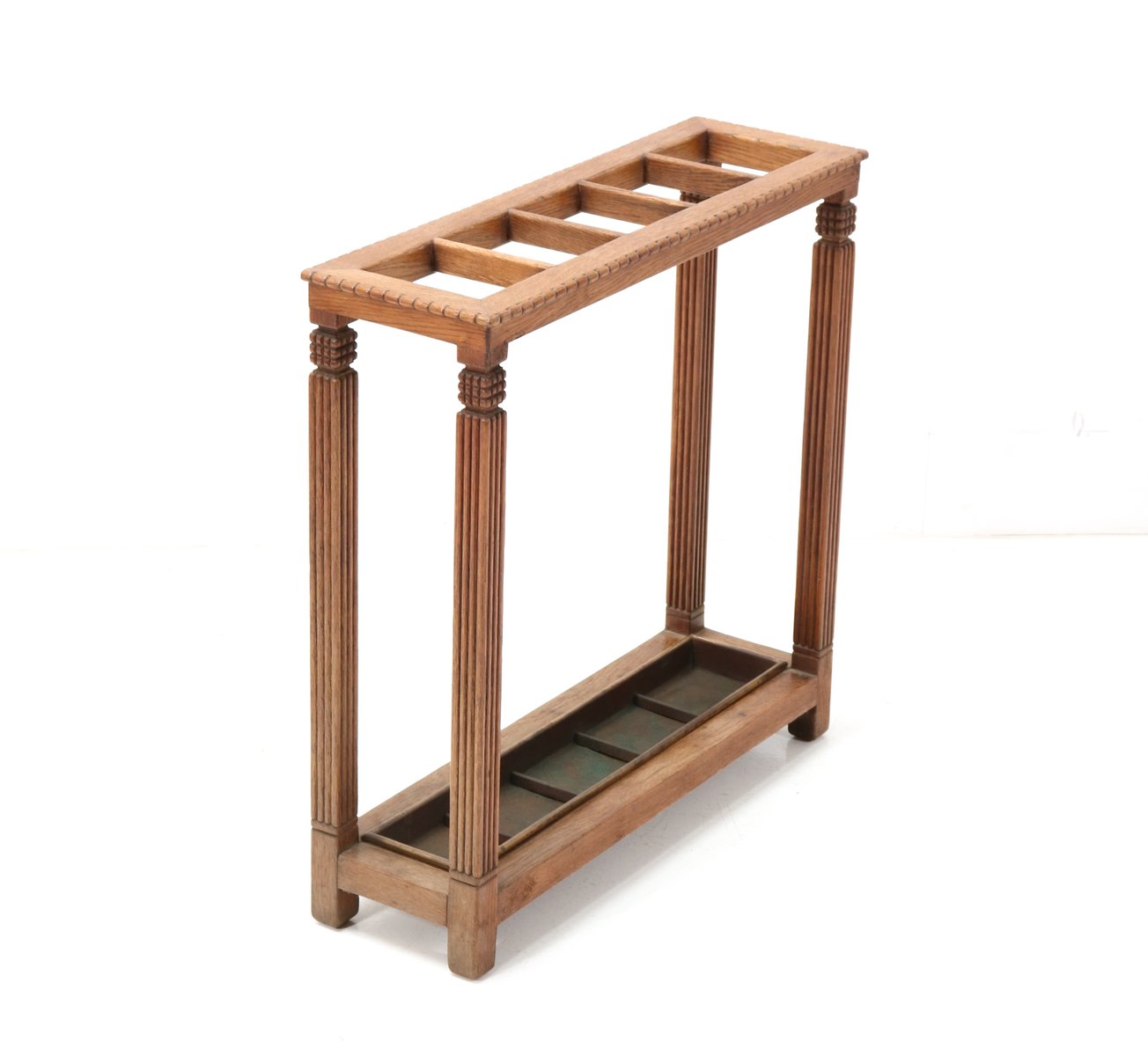 Jugendstil Schirmständer aus Eiche von KPC De Bazel, 1890er bei Pamono kaufen