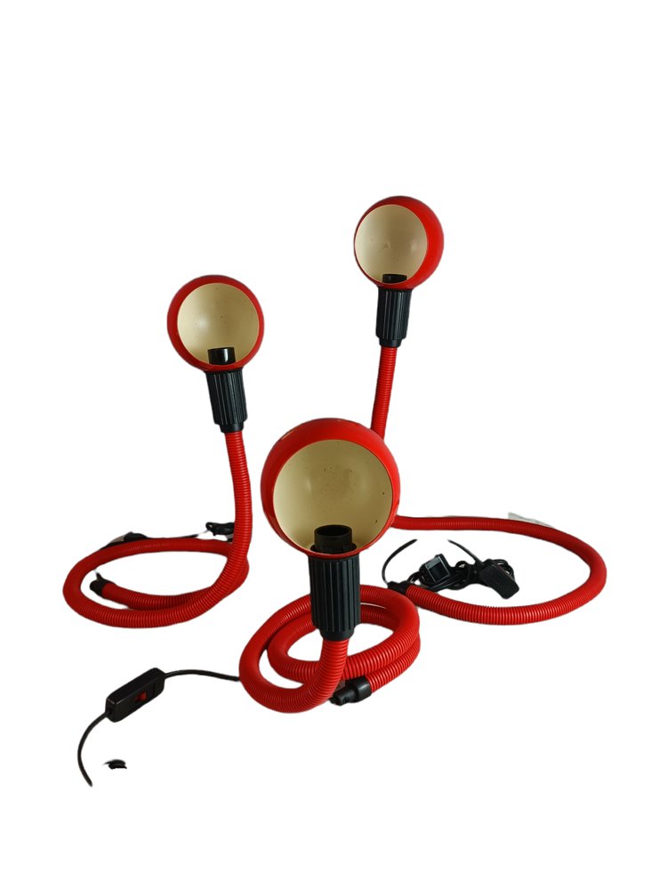 Hebi Snake Lamps by Isao Hosoe for Valenti Luce, 1950s, Set of 3 for ...