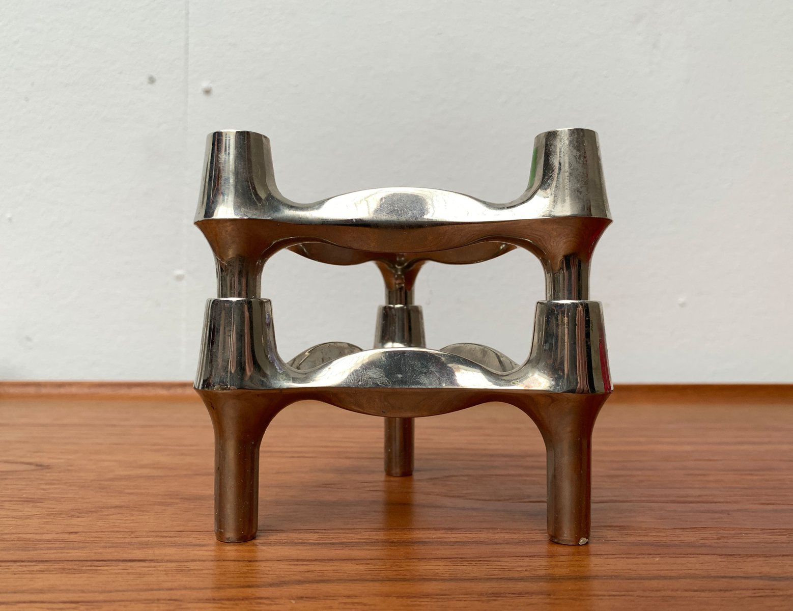 Mid-Century German Stacking Candleholder from BMF, 1960s, Set of 2 for ...