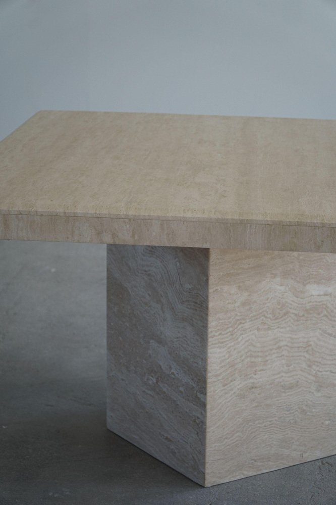 Scandinavian Marble Dining Table, 1980s for sale at Pamono