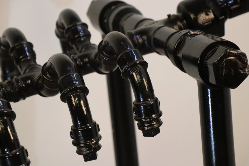 Black Lacquered Steel Squellette Chair, 1990s for sale at Pamono