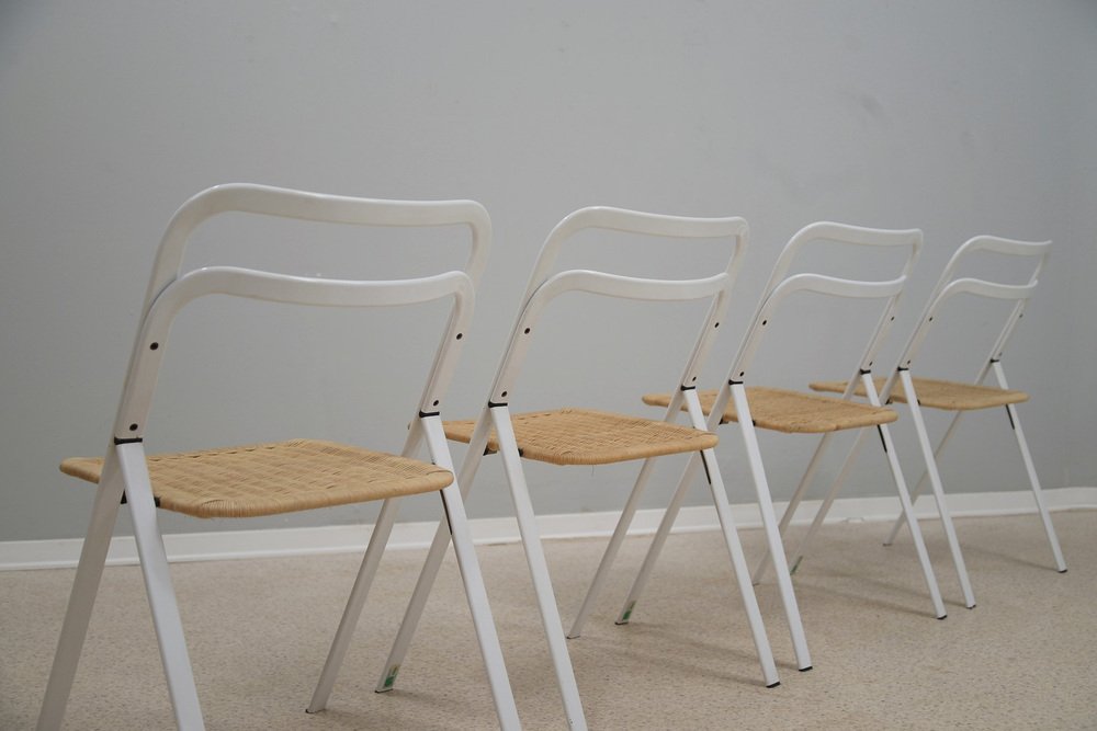Folding Chairs from Cidue, 1970s, Set of 4 for sale at Pamono