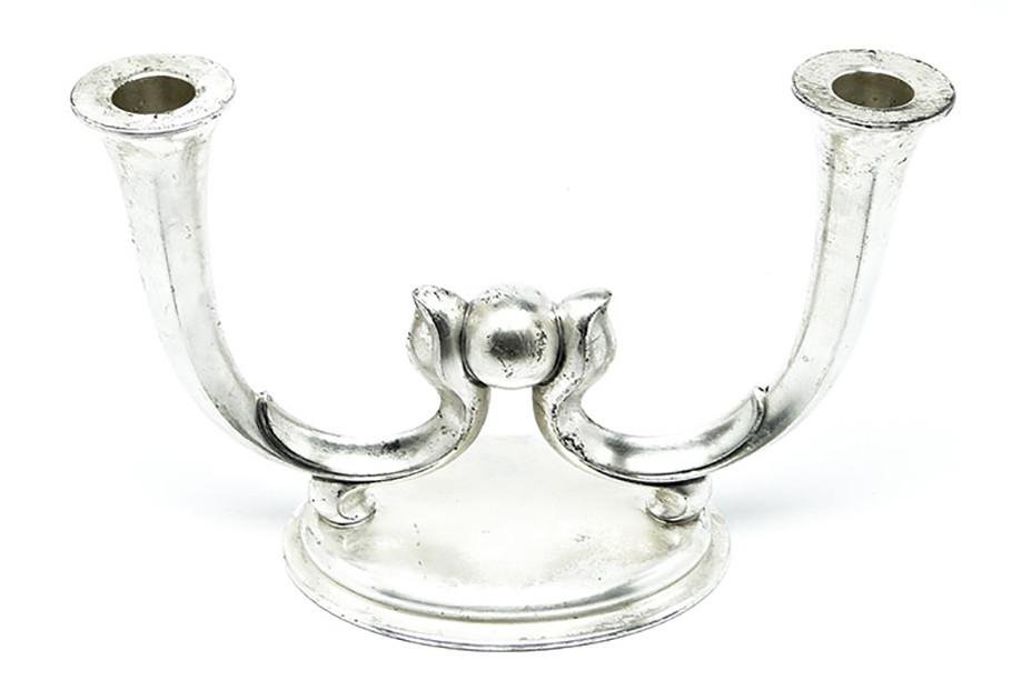 Art Deco Style 2-Arm Candlestick from WMF, Germany, 1930s for sale at ...