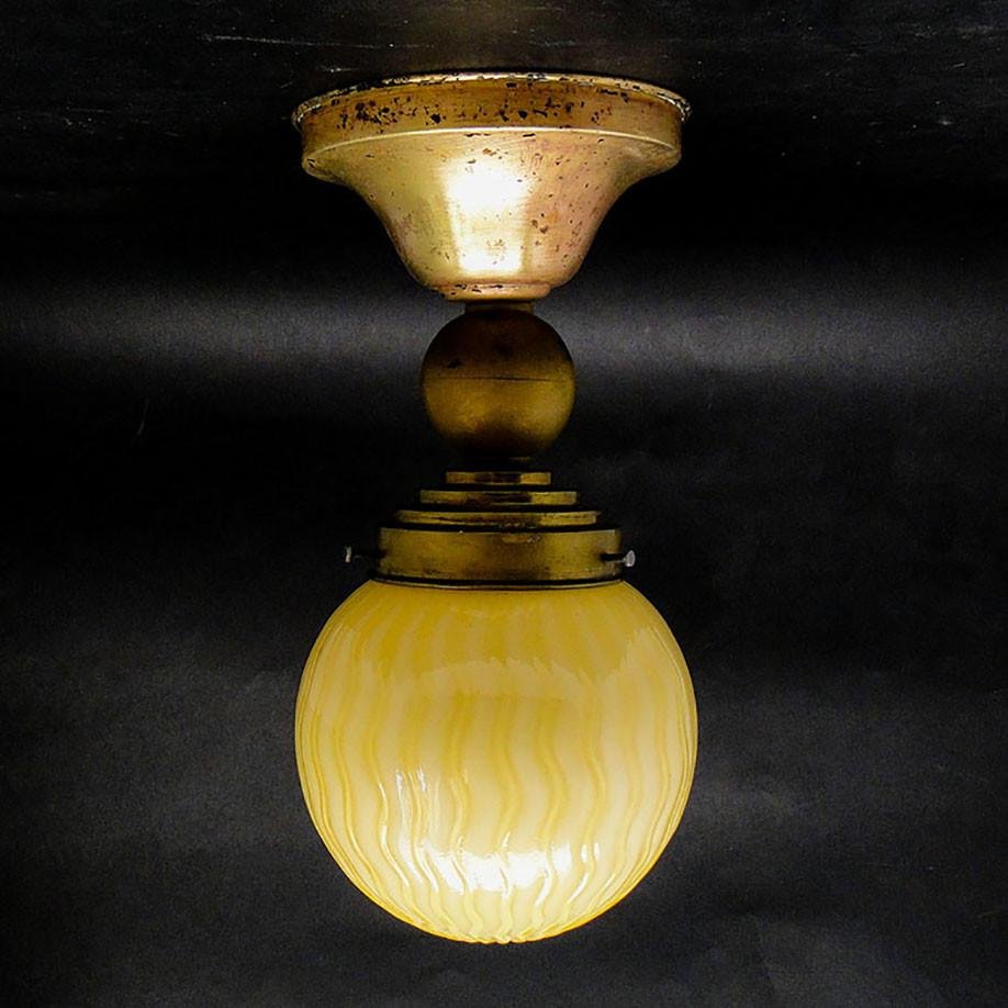 Art Deco Style Pending Lamp, Germany, 1930s for sale at Pamono