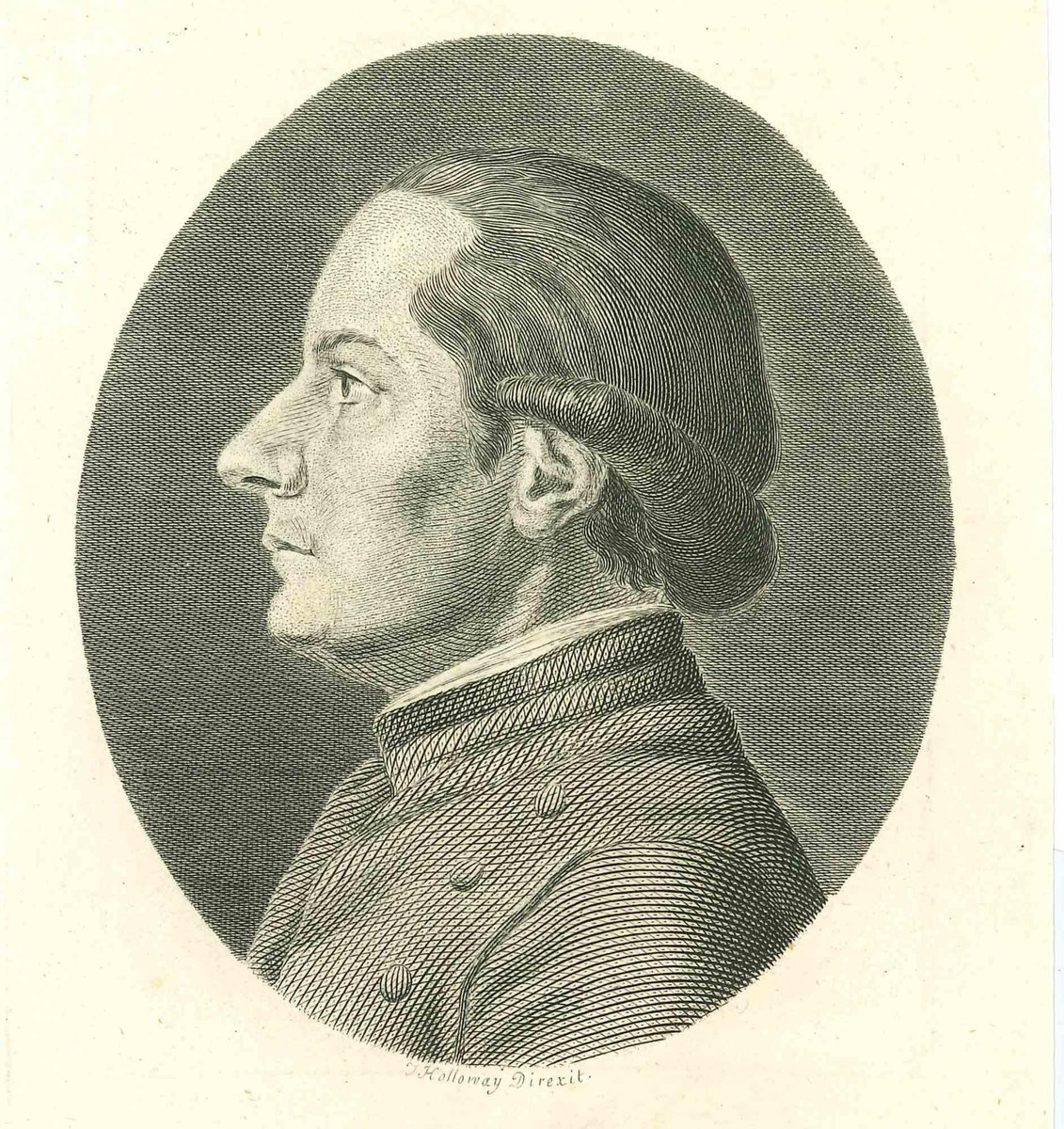 Thomas Holloway, Portrait, Original Etching, 1810 for sale at Pamono