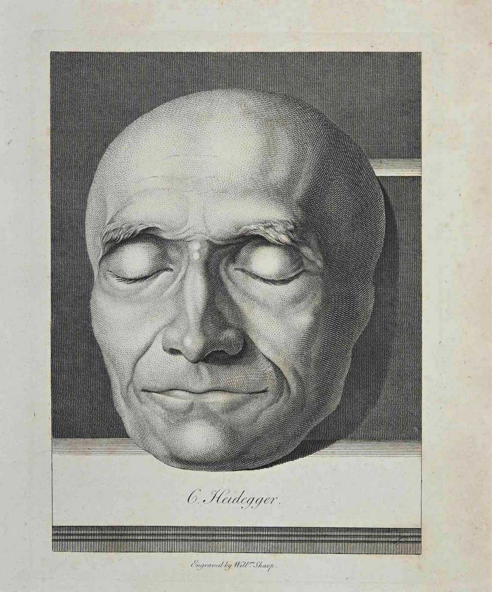 William Sharp, Portrait of G. Heidegger, Original Etching, 1810 for ...