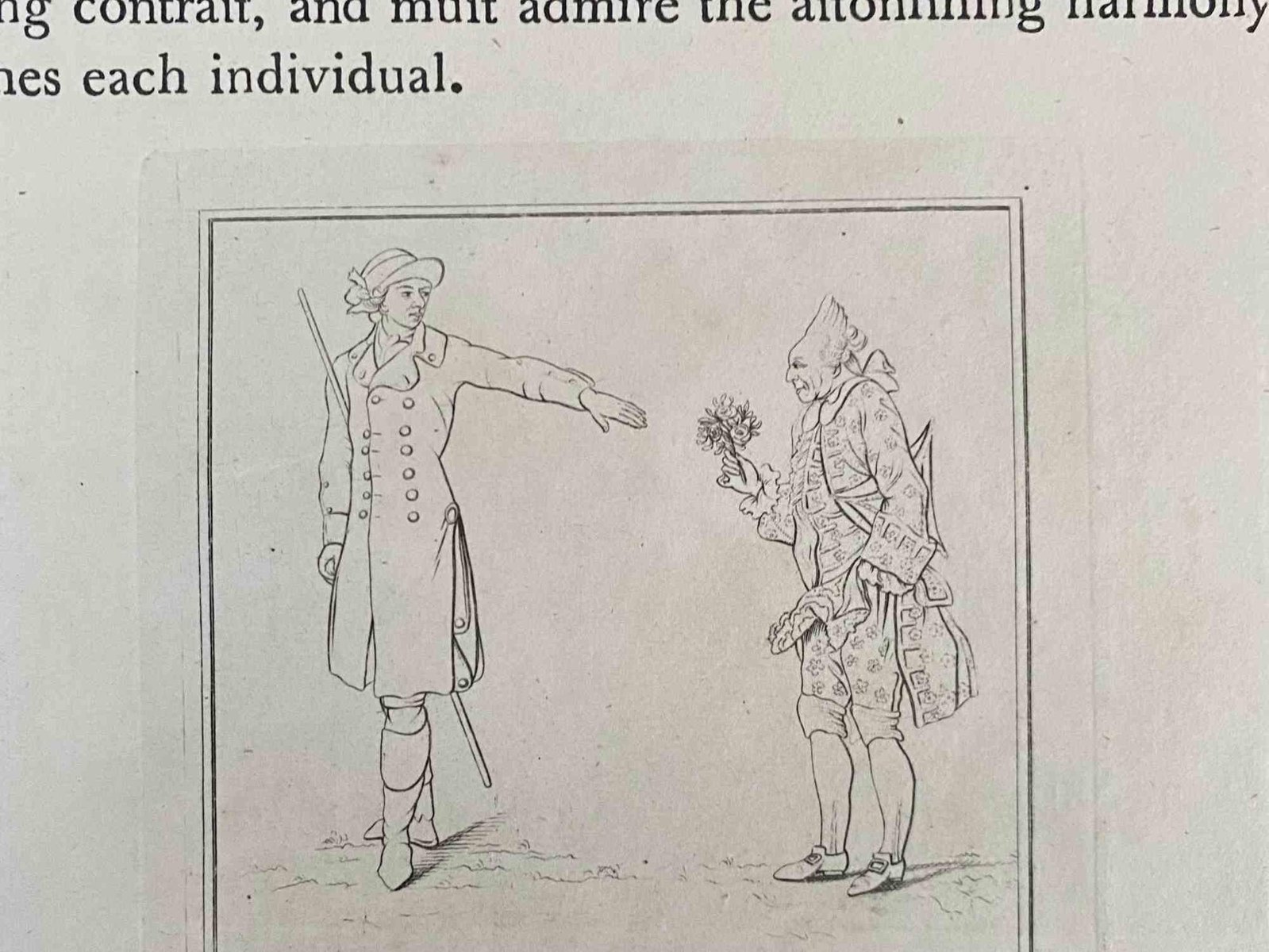 Thomas Holloway, Gentlemen, Original Etching, 1810 for sale at Pamono