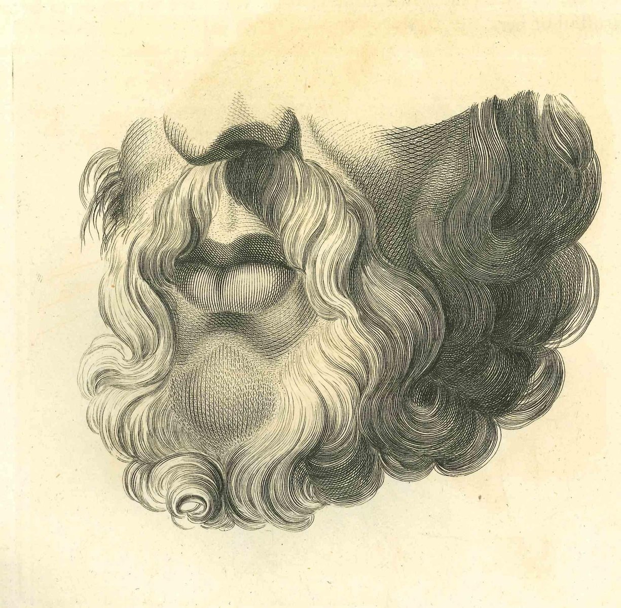 Thomas Holloway, Lips Portrait, Original Etching, 1810 for sale at Pamono