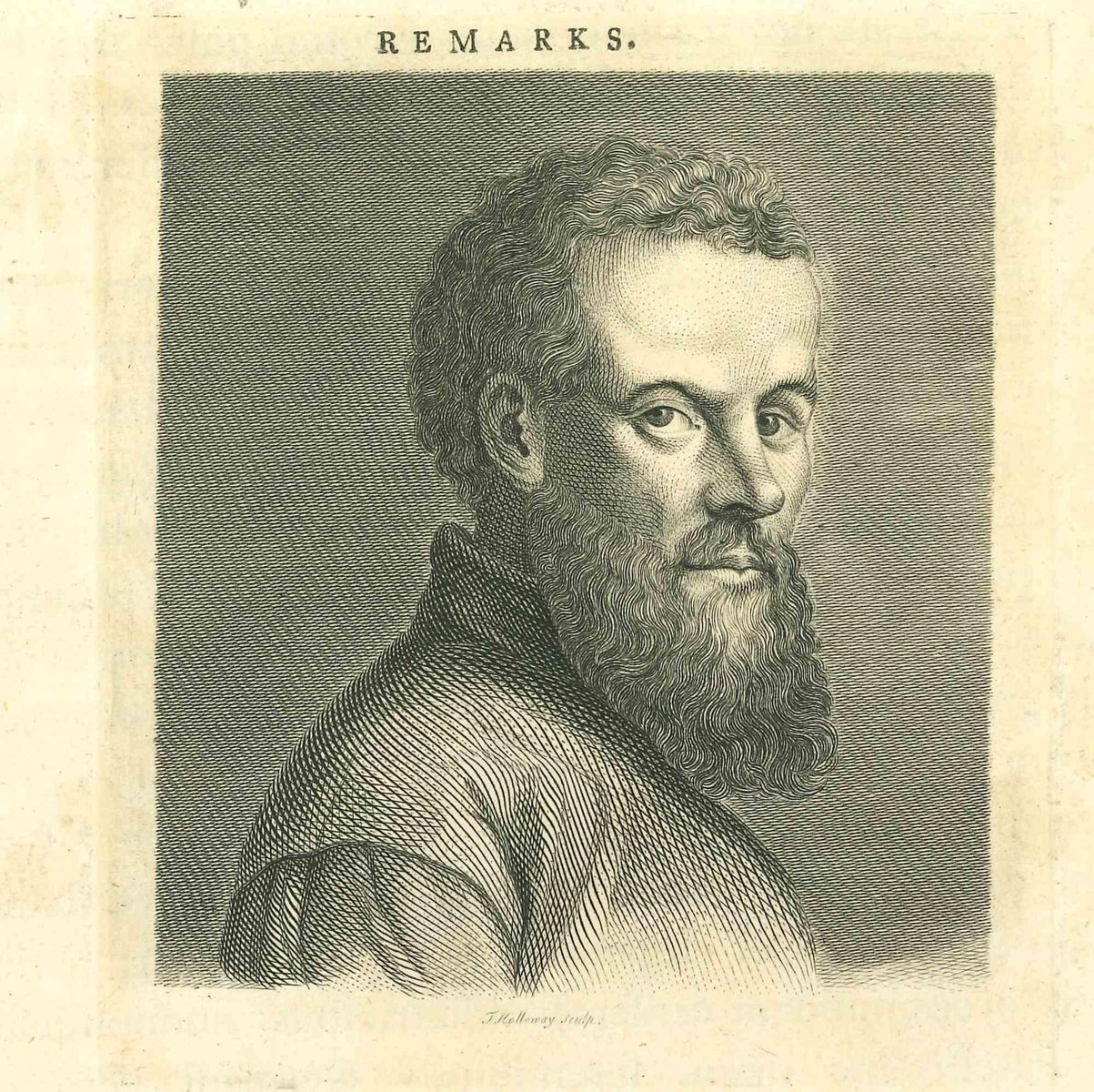 Thomas Holloway, Portrait, Original Etching, 1810 for sale at Pamono