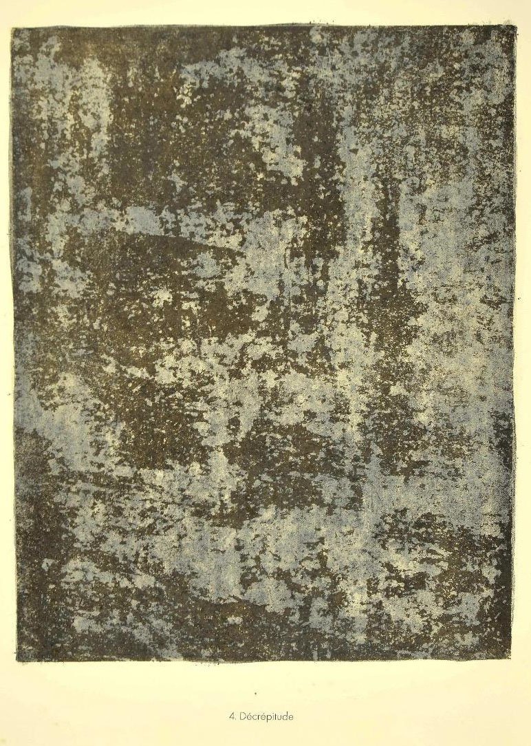 Jean Dubuffet, Décrépitude, Original Lithograph, 1959 for sale at Pamono