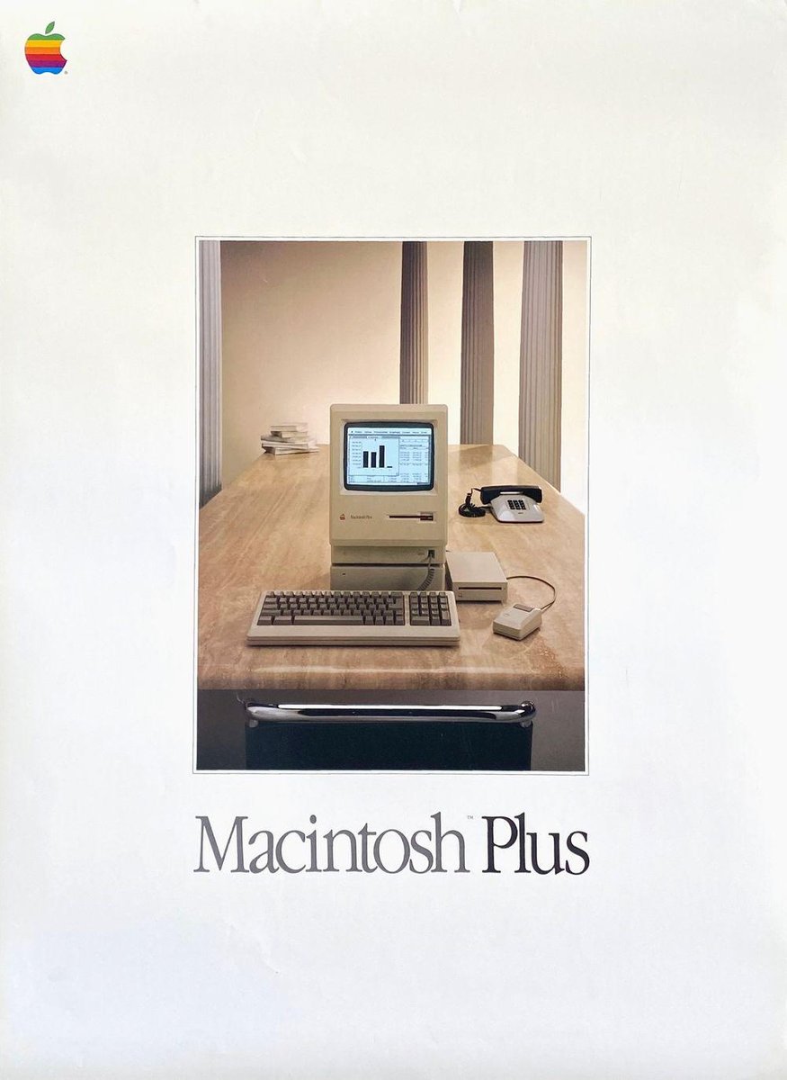 Collectif-Publicité, Apple Macintosh Plus Advertisement, 1985, Poster ...