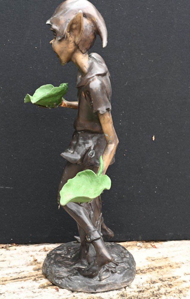 Bronze Pixie Gartenstatue bei Pamono kaufen
