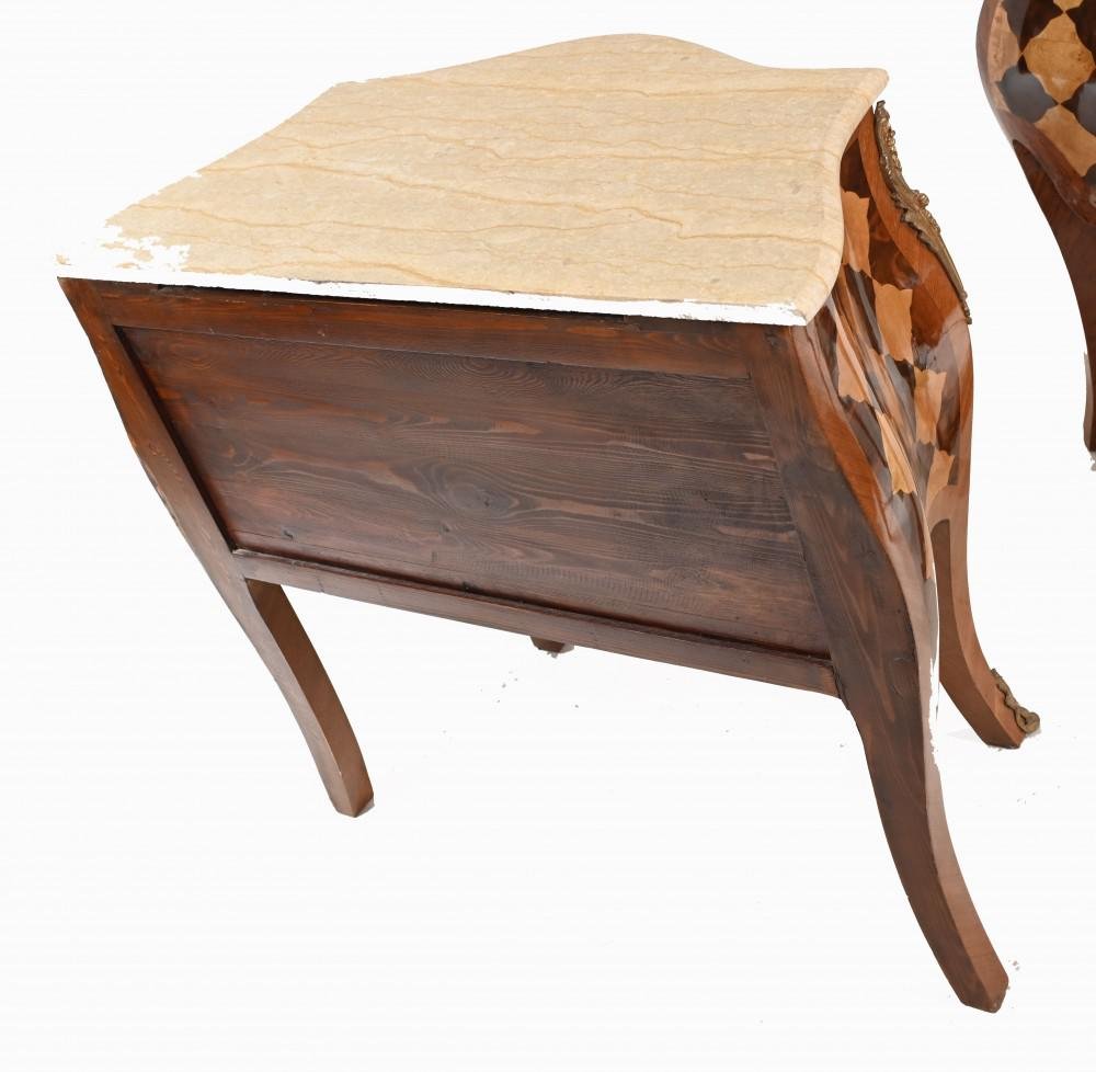 French Bombe Console Table for sale at Pamono