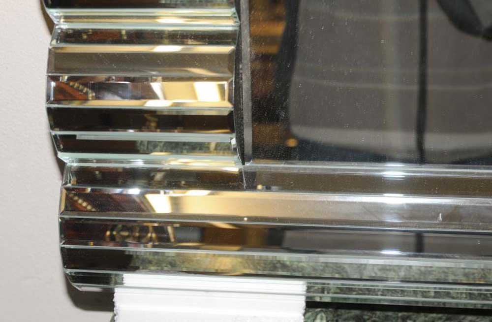 Espejo de manto de vidrio Art Déco en venta en Pamono