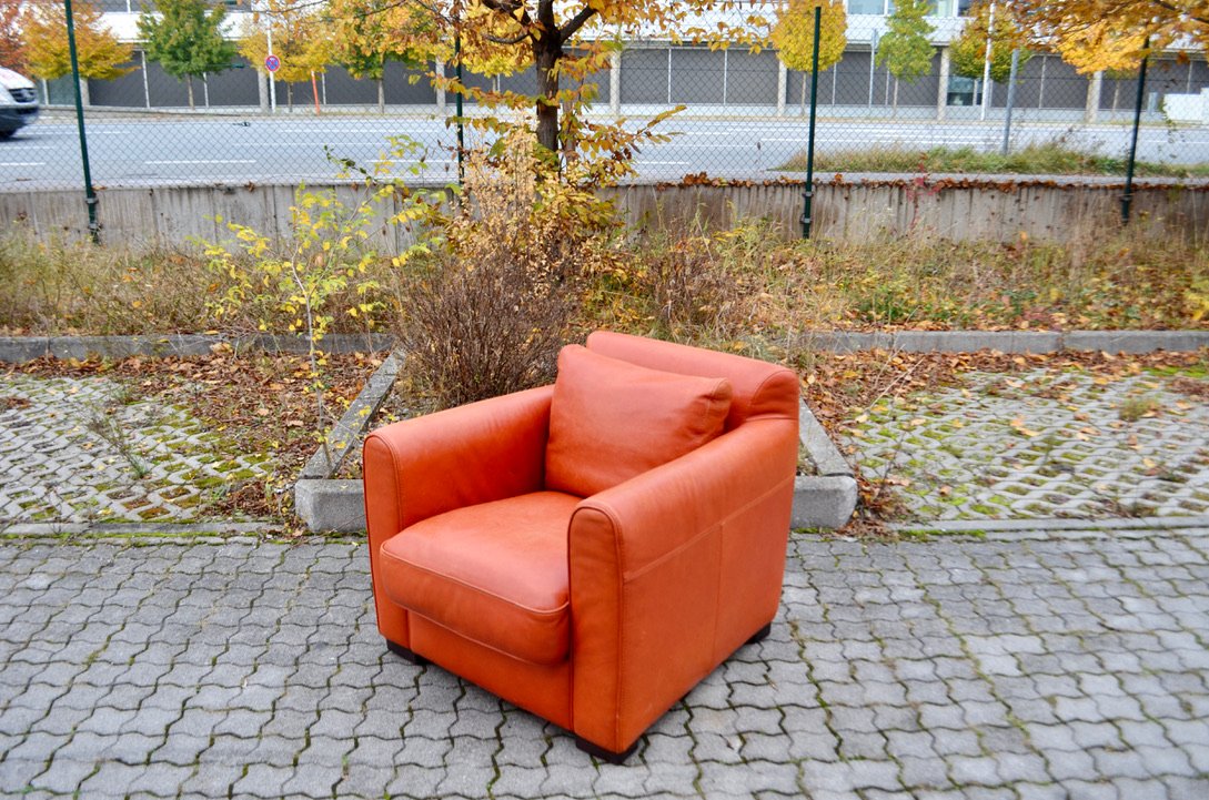 Italian Club Chair in Cognac Leather from Giovanni Sforza Collection ...