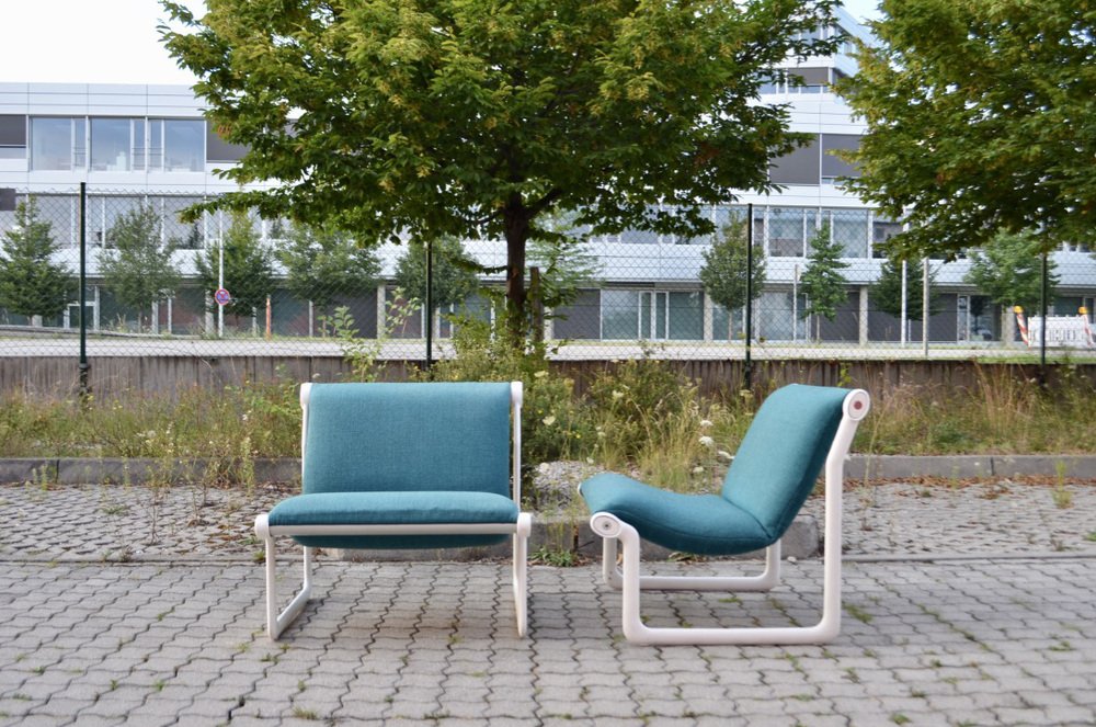 Set of Sling Lounge Chairs by Hannah Morrison for Knoll International ...