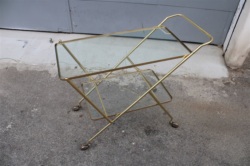 Ottone Italian Cart attributed to Cesare Lacca, 1950s for sale at Pamono