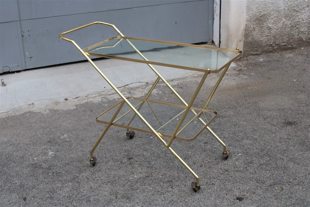 Ottone Italian Cart attributed to Cesare Lacca, 1950s for sale at Pamono