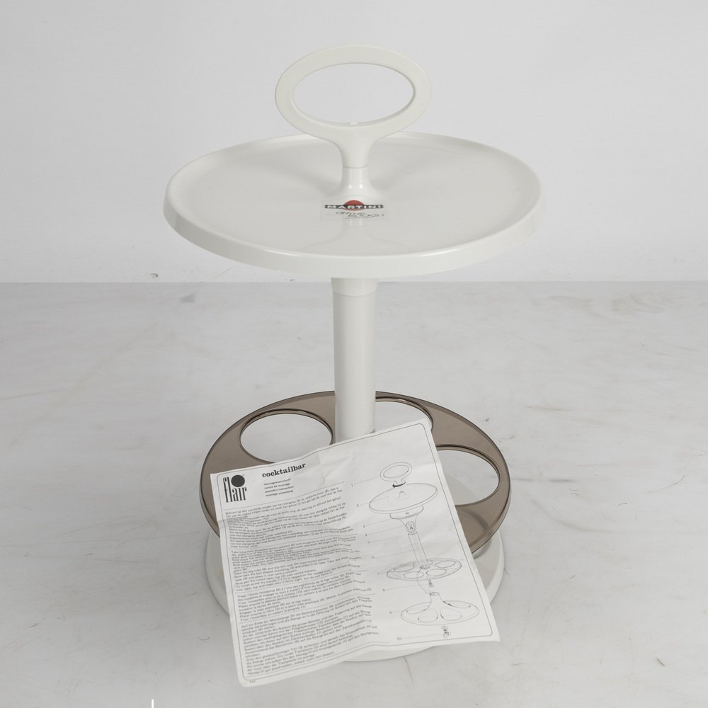 White Flair Bar Table, 1970s for sale at Pamono