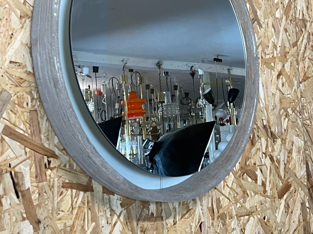 Space Age Wall Mirror from Hillebrand Lighting, 1970s for sale at Pamono