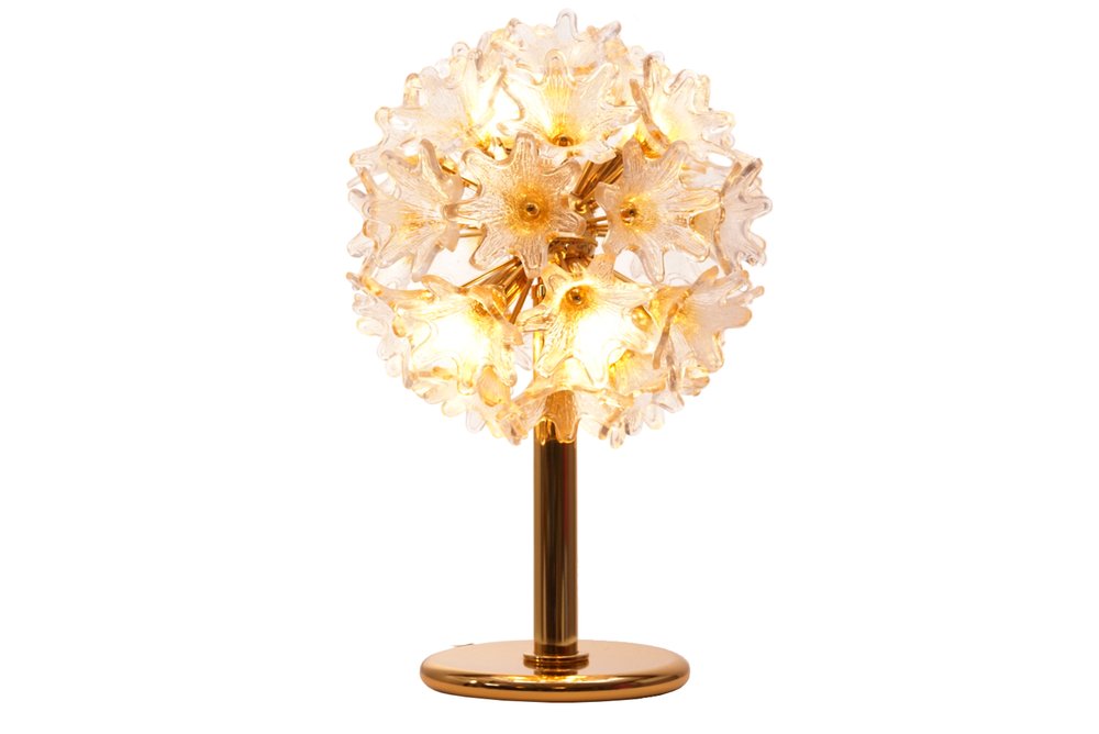 Mid-Century Flower Lamp in Murano Glass by Paolo Venini for Veart ...