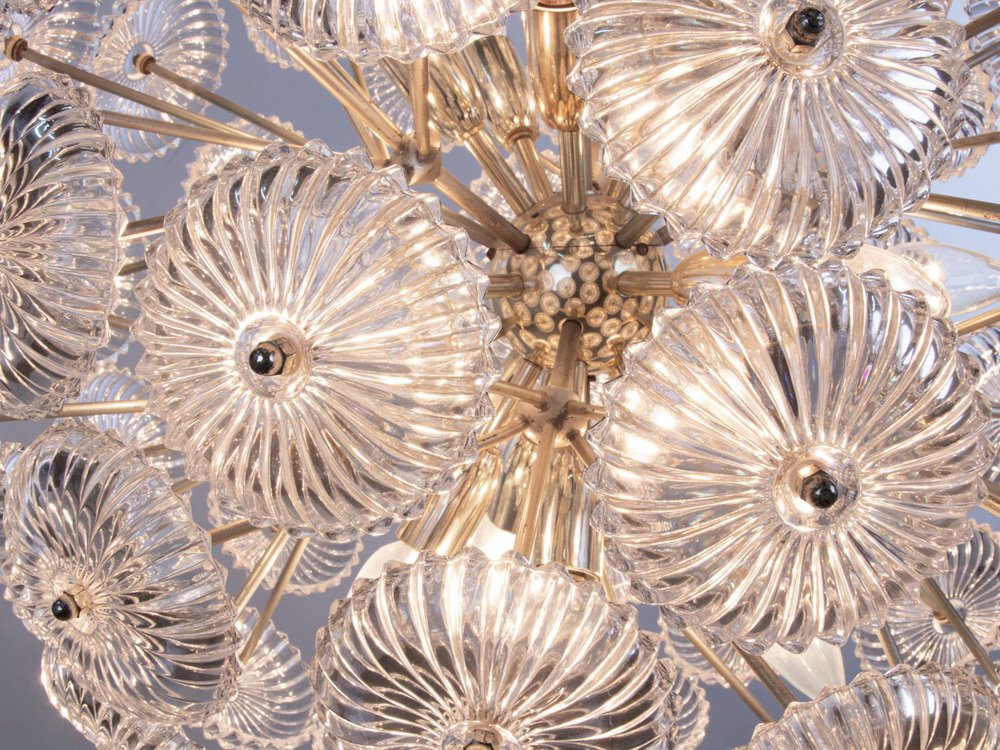 Germany Crystal Snowball Sputnik Chandelier from Palwa, 1960s for sale ...