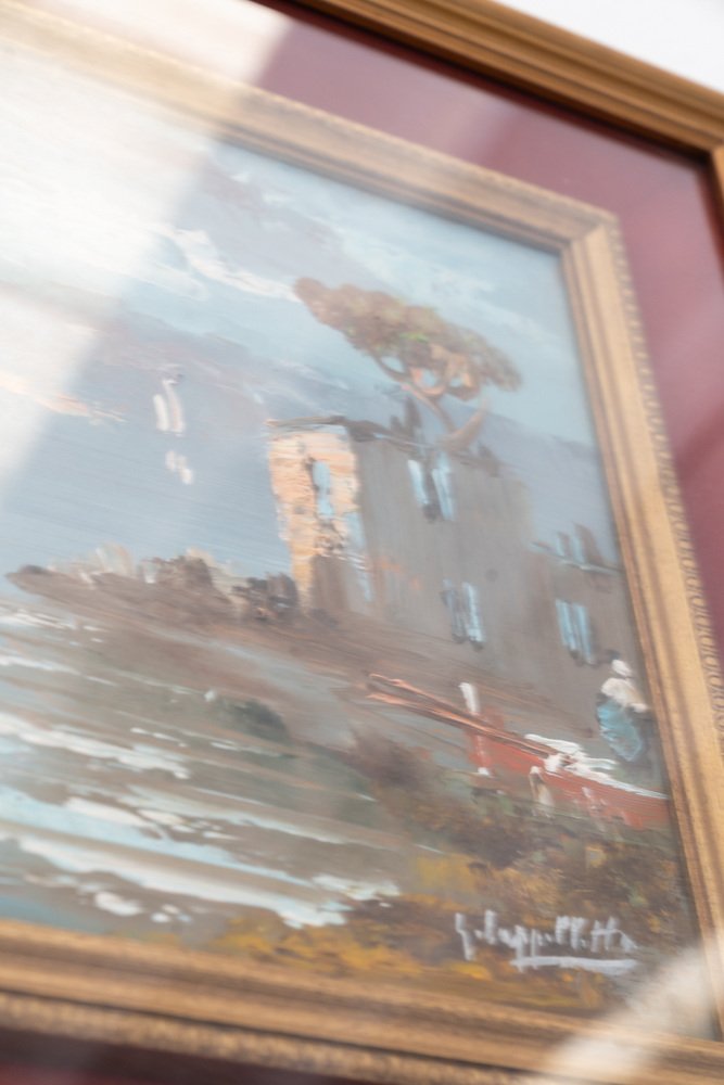 Giovanni Cappelletti, Landscape, 1970, Oil on Canvas, Framed for sale ...