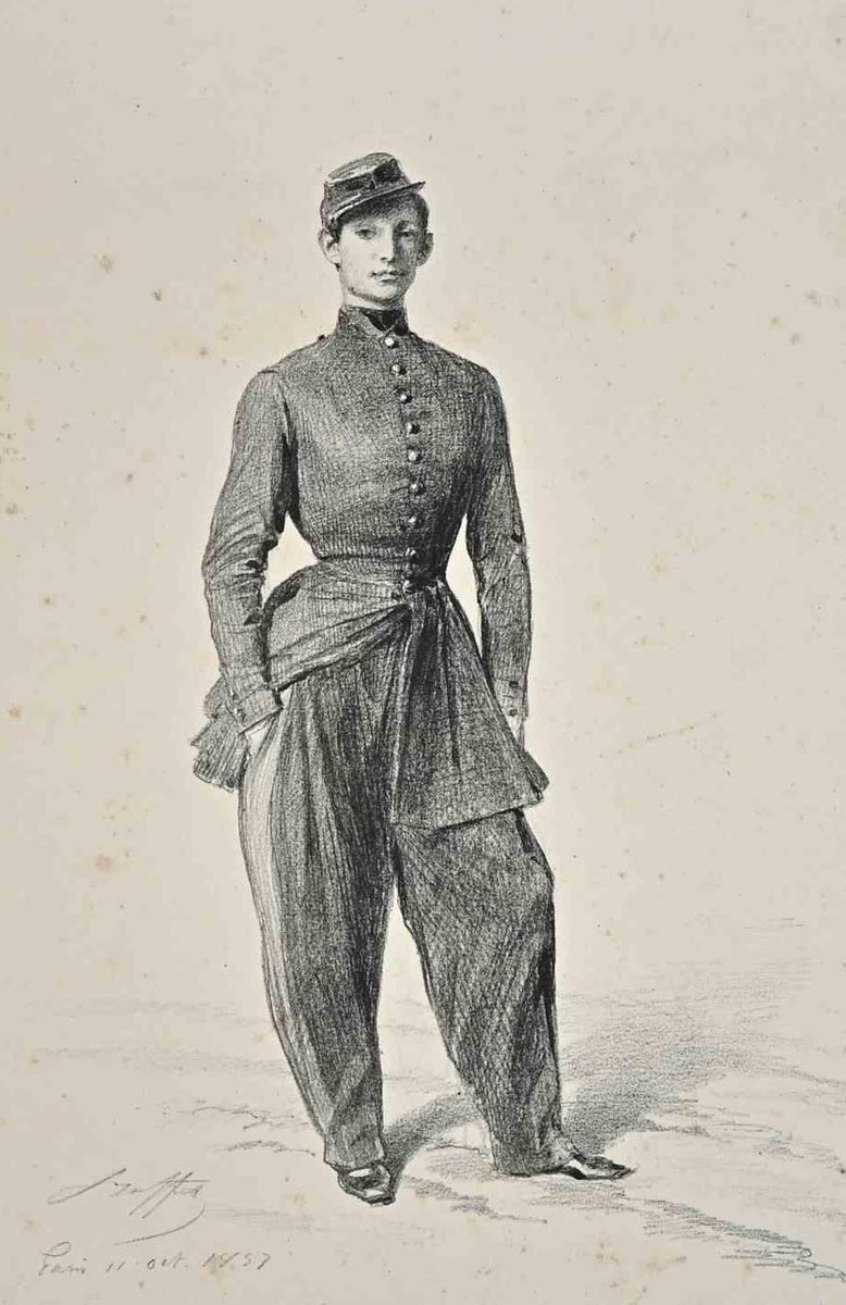 Auguste Raffet, Military, Original Lithograph, 1857 for sale at Pamono