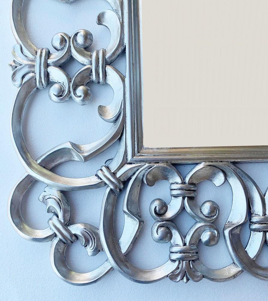 Gothic Mirror in Silver Gilt Mantle Glass for sale at Pamono