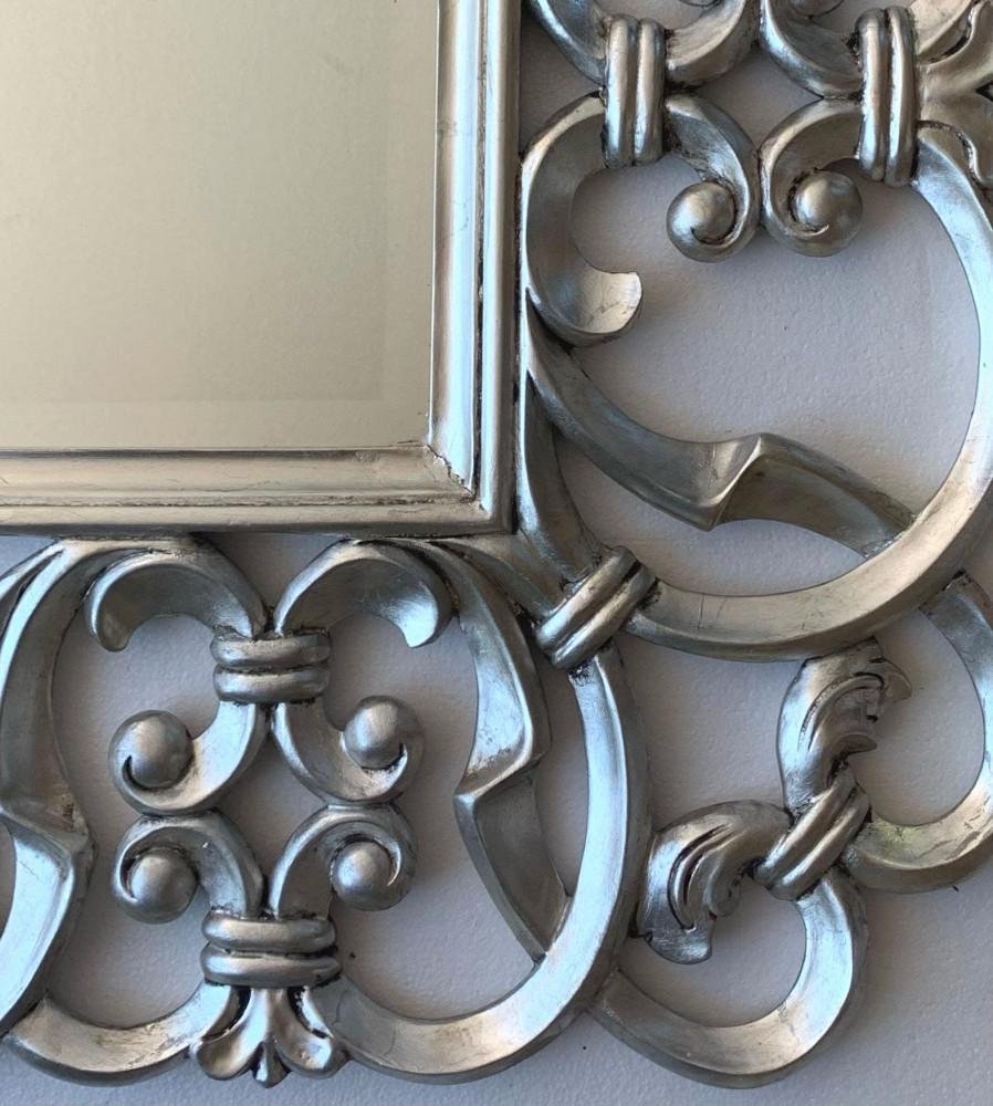 Gothic Mirror in Silver Gilt Mantle Glass for sale at Pamono