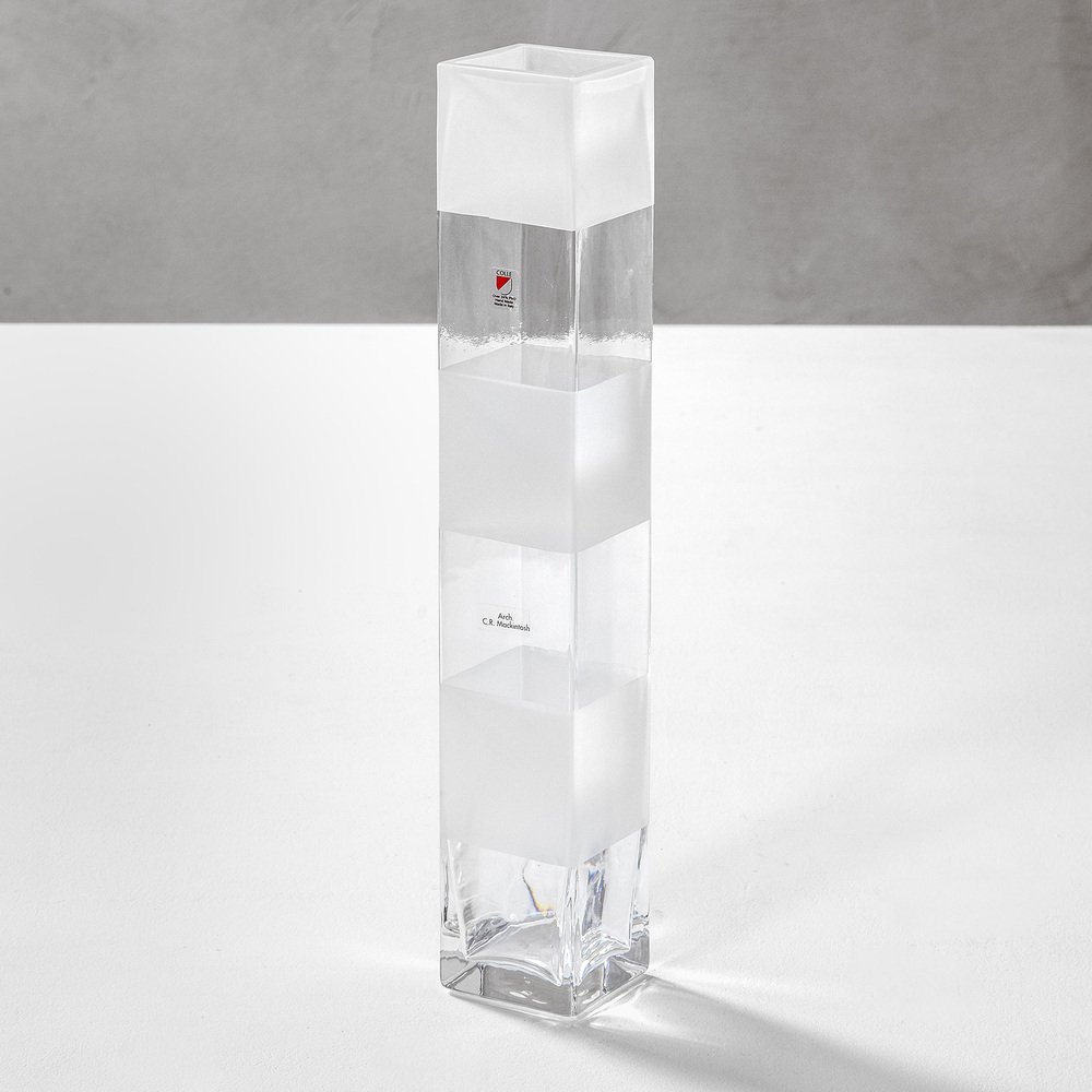 Black and White Crystal Vase by Charles Rennie Mackintosh for Colle ...