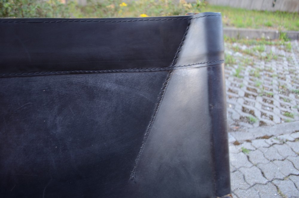 Saddle Leather Möbel Modell Canto Shell Chair by Rainer Schell for ...