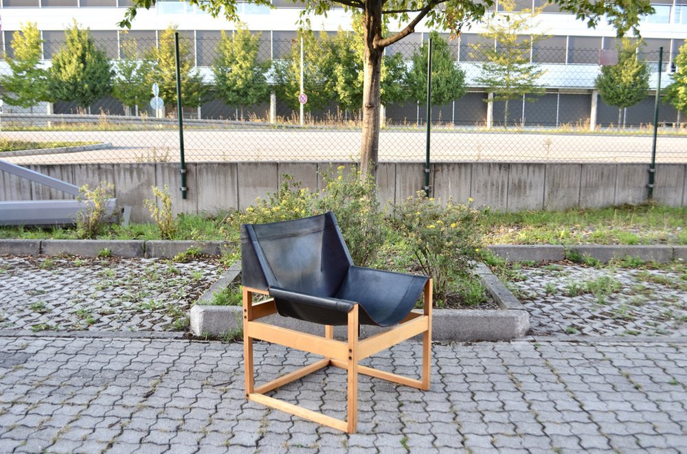 Saddle Leather Möbel Modell Canto Shell Chair by Rainer Schell for ...