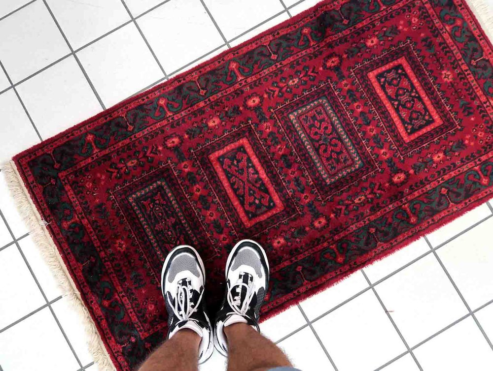 Vintage German Baluch Style Rug, 1960s for sale at Pamono