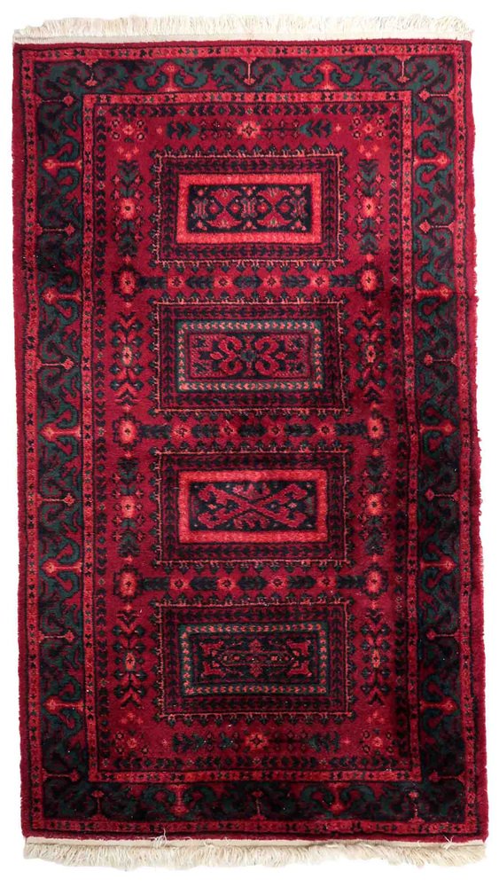 Vintage German Baluch Style Rug, 1960s for sale at Pamono