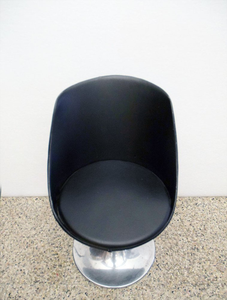 Tulip Swivel Chairs, Italian, 1970s, Set of 4 for sale at Pamono