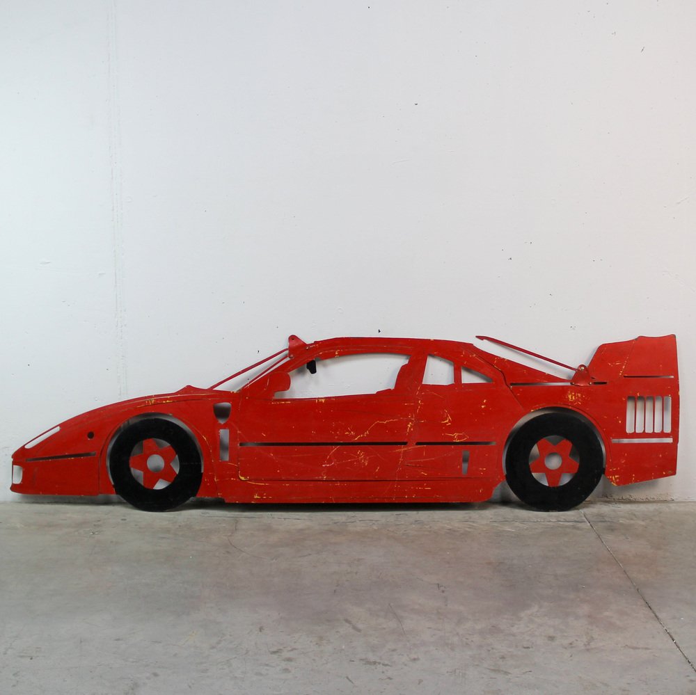 Ferrari Industrial Plate, 1980s for sale at Pamono