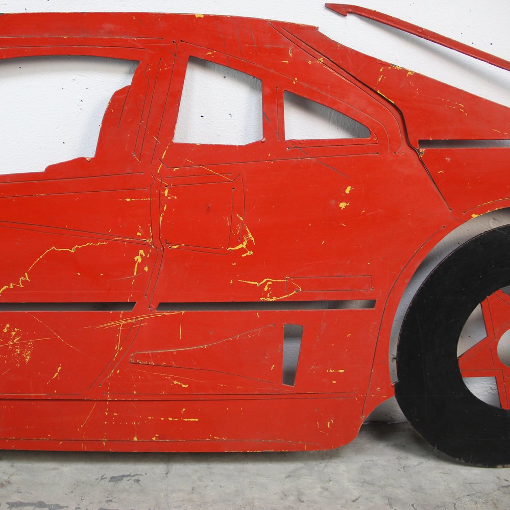 Ferrari Industrial Plate, 1980s for sale at Pamono