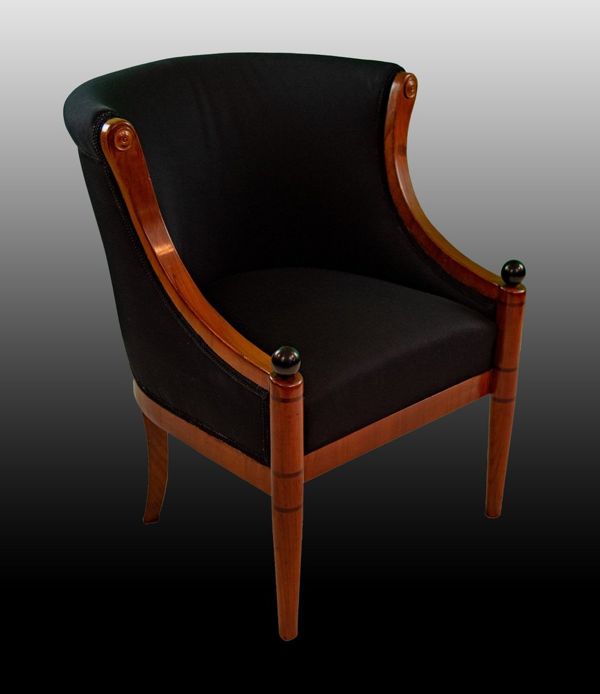 19th Century Biedermeier Lounge Chair for sale at Pamono