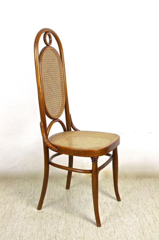 Sedie Art Nouveau con tavolo in legno curvato di Thonet, Austria, 1915, set di 5 in vendita su ...