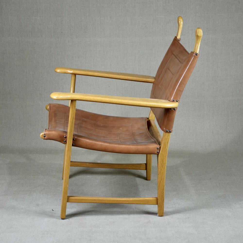 Armchair by Vidar Malmsten for Carl Malmsten AB, 1969 for sale at Pamono