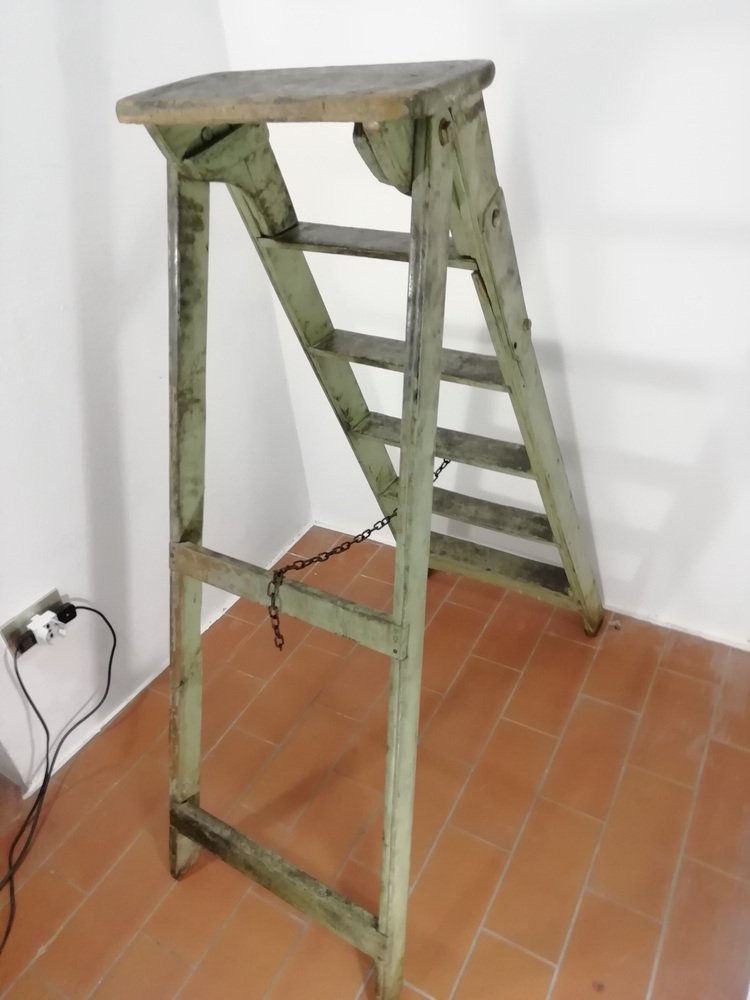 Vintage Shop Ladder, 1930s for sale at Pamono