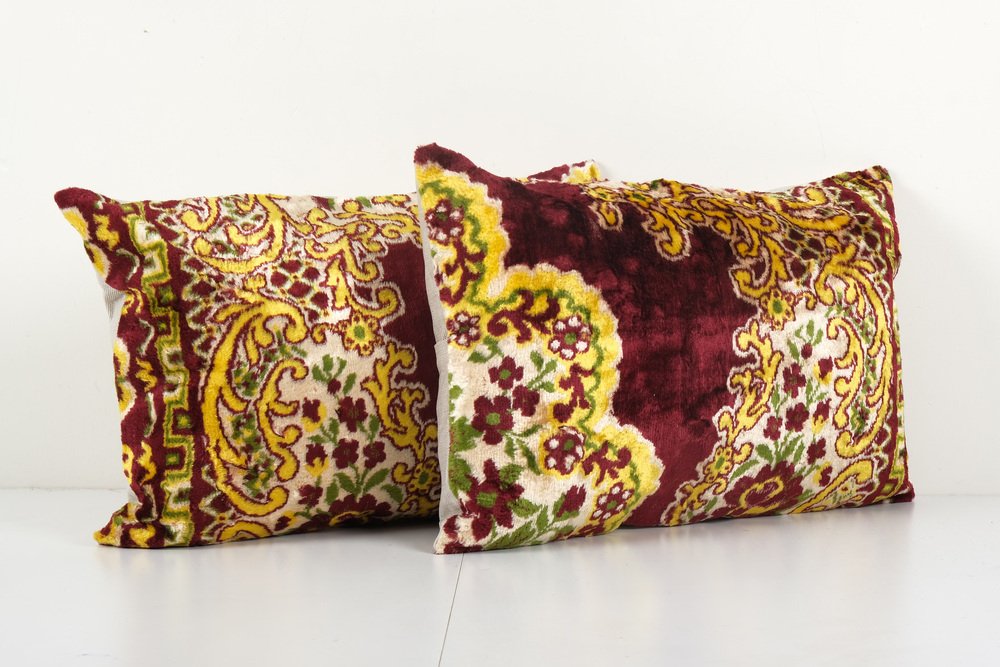 Velvet Cushion Cases, Set of 2 for sale at Pamono