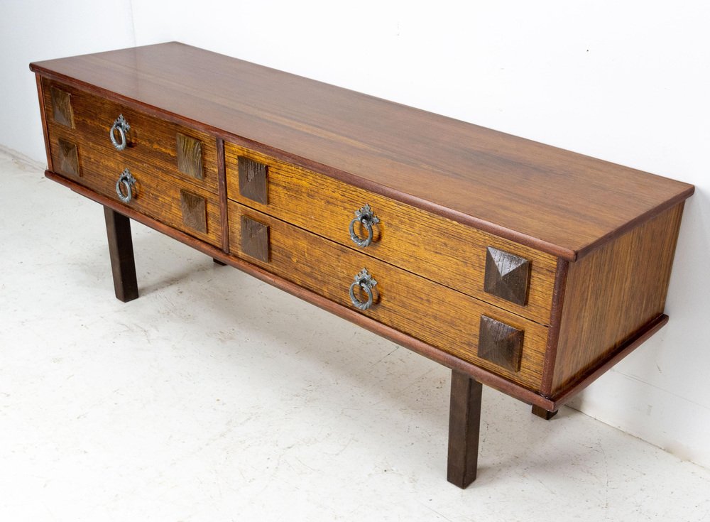 French Side or Console Table with Drawers, 1960s for sale at Pamono