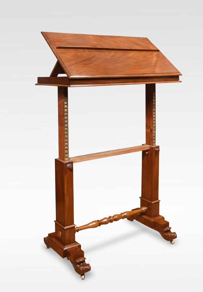 Vintage Mahogany Architects Table for sale at Pamono