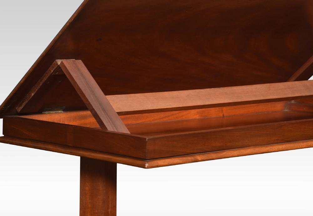 Vintage Mahogany Architects Table for sale at Pamono