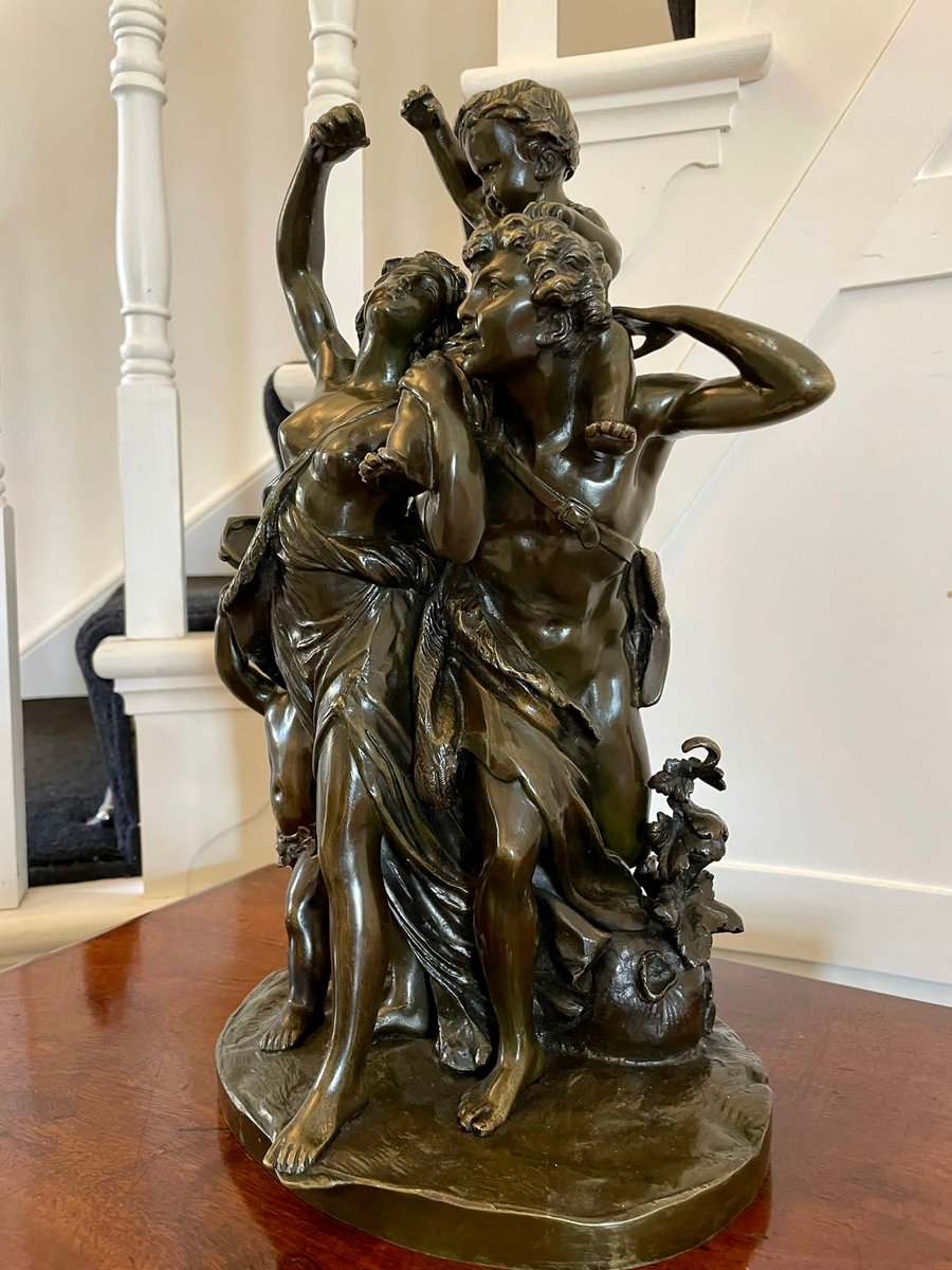 Antique 19th Century Bronze Dancing Maidens Statue by Clodion, 1800s ...