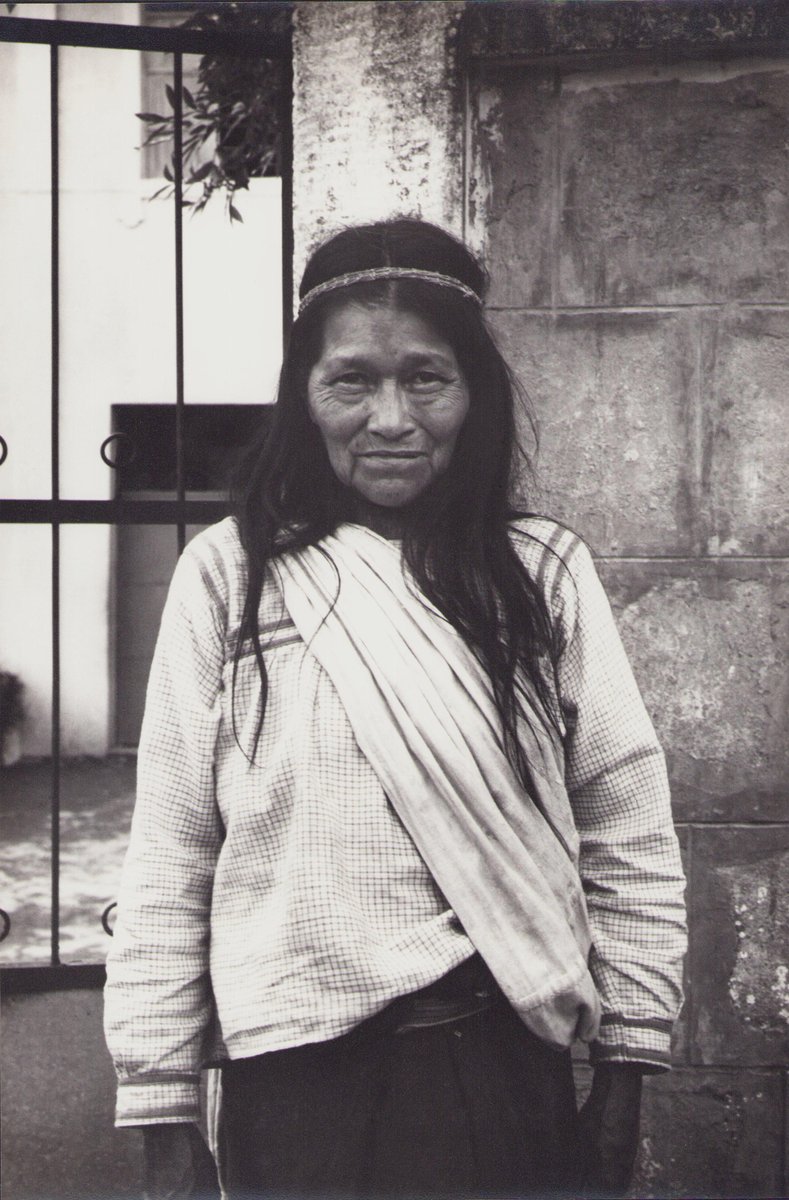 Hanna Seidel, Ecuadorianische Indigenous Woman, 1960er, Schwarz-Weiß ...