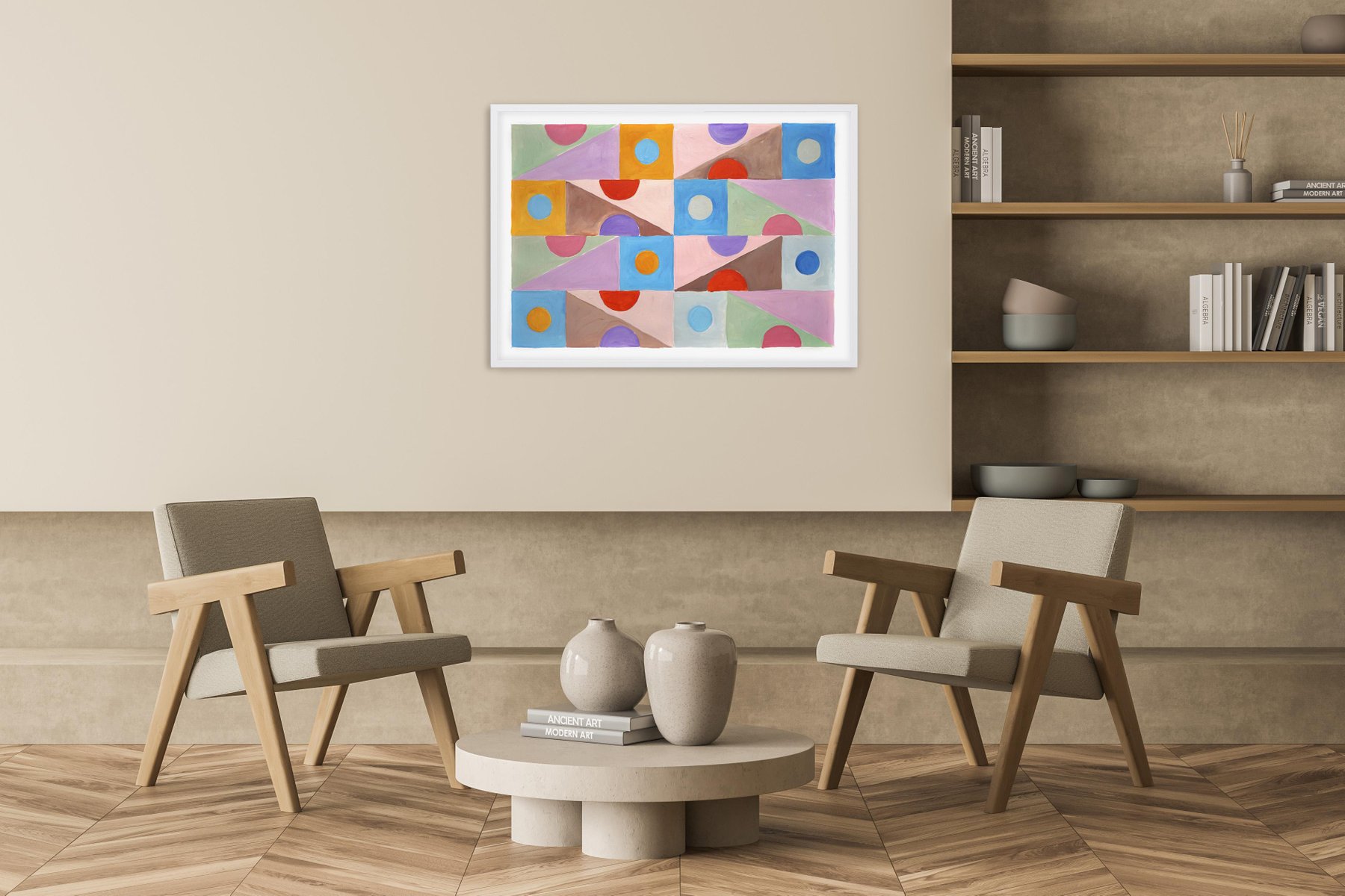 Natalia Roman, The Spaces in Between, 2022, Acryl auf Aquarellpapier bei Pamono kaufen