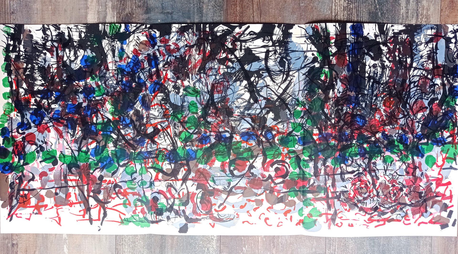 Jean-Paul Riopelle, Triptych for Derriere le Miroir, 1970, Lithograph ...